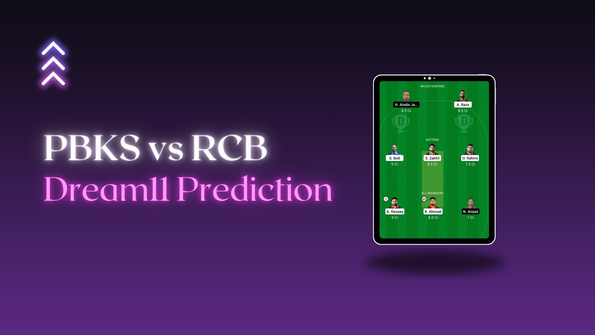 PBKS vs RCB Dream11 Prediction IPL 2025: Fantasy Tips