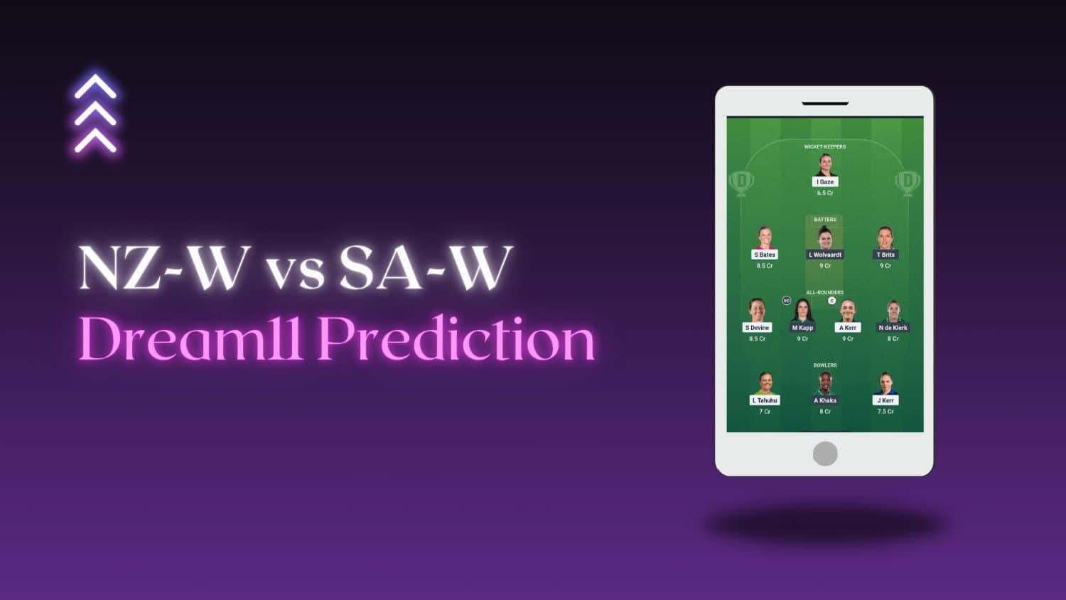 NZ-W vs SA-W Dream11 Prediction Today World Cup 2025
